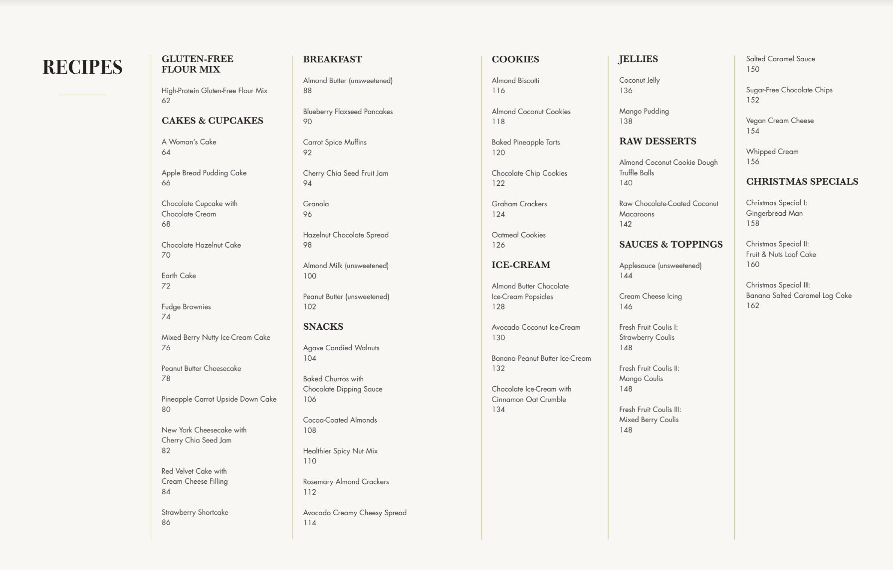 Low G.I. Recipe Book (eggless, dairy-free, diabetic friendly, gluten-free)