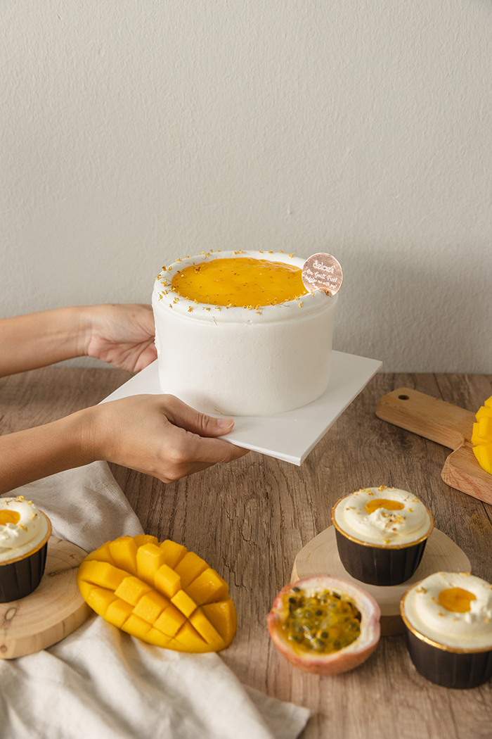 Mango Passionfruit Cake (eggless, dairy-free, nut-free, diabetic ...