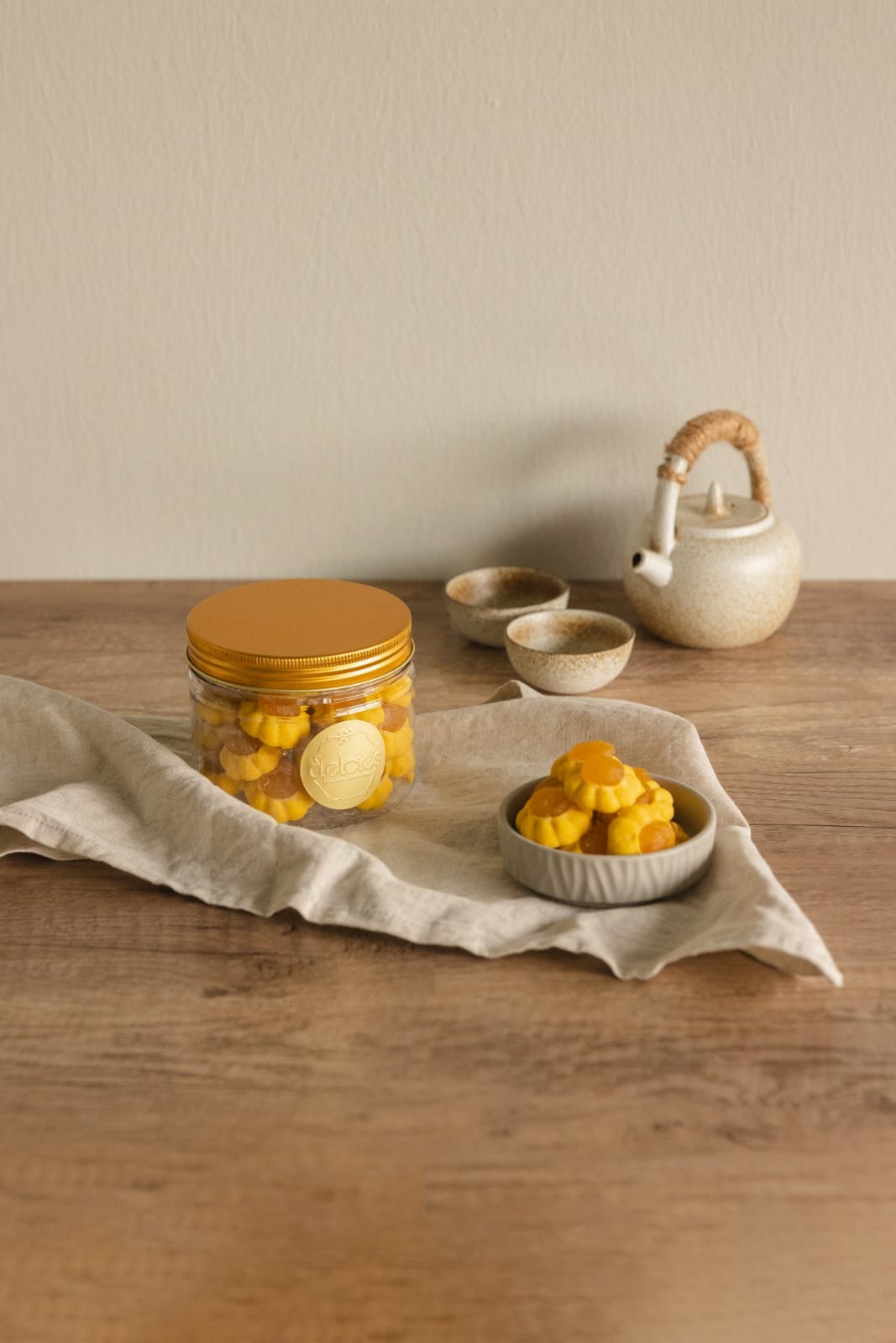 GF Mini Pineapple Tarts (gluten-free, eggless, dairy-free, lower sugar)